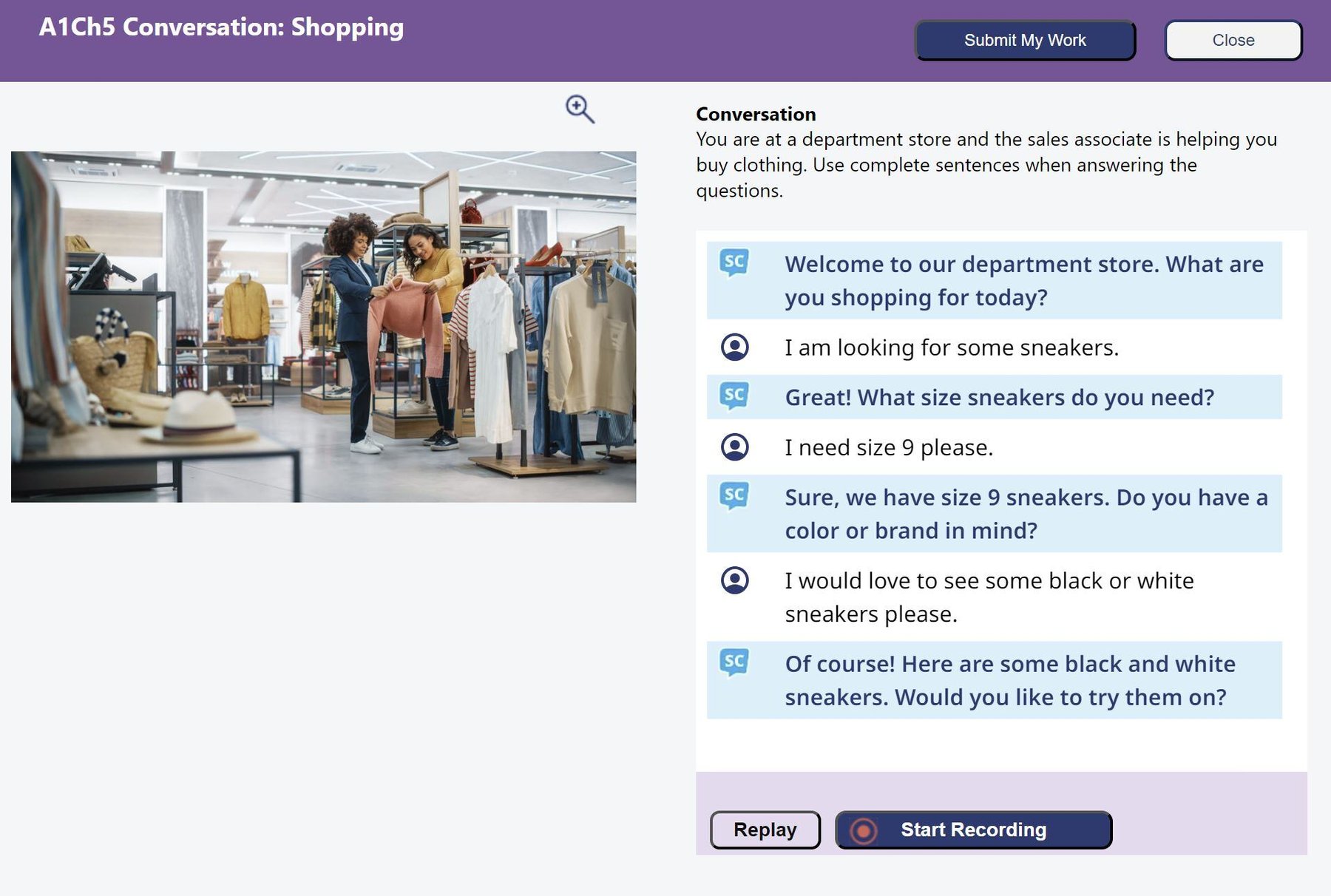 Language Learning with Guided AI Conversation Activities