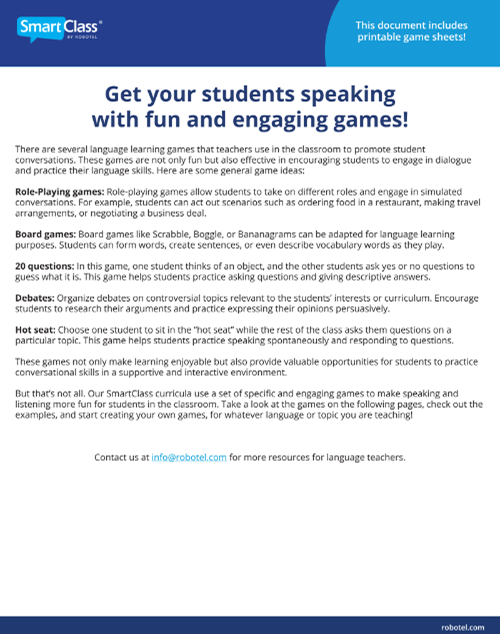 Guides & Checklists for Language Educators | SmartClass