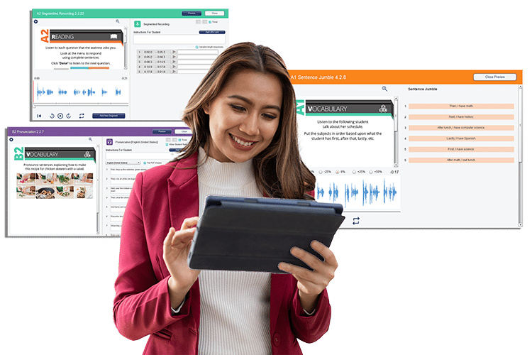 C1 Level English curriculum with auto-graded activities